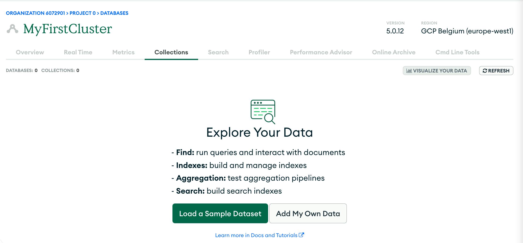 Create A MongoDB Database | MongoDB Create A MongoDB Database | MongoDB